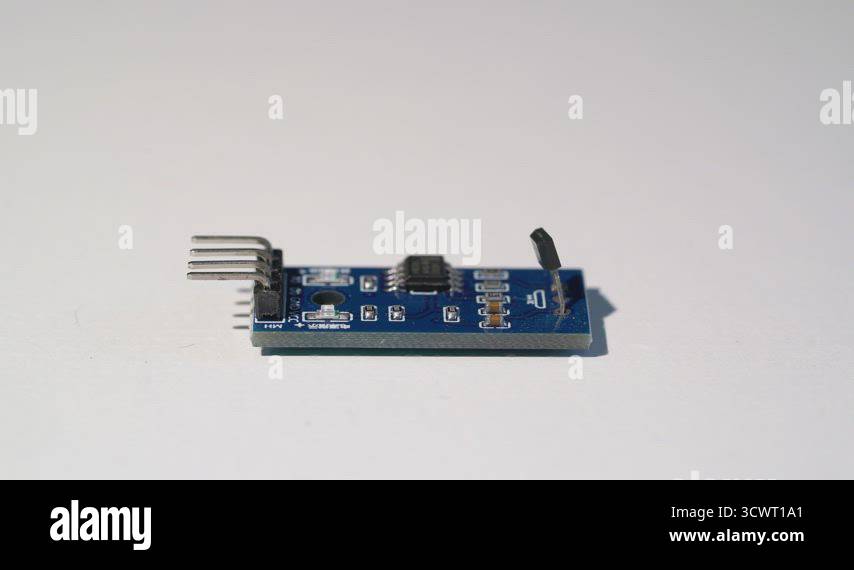 Magnetic field sensor. Electronics components for diy arduino Stock ...