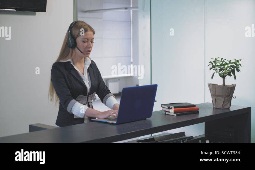 Portrait employee in call center Stock Videos & Footage - HD and 4K ...
