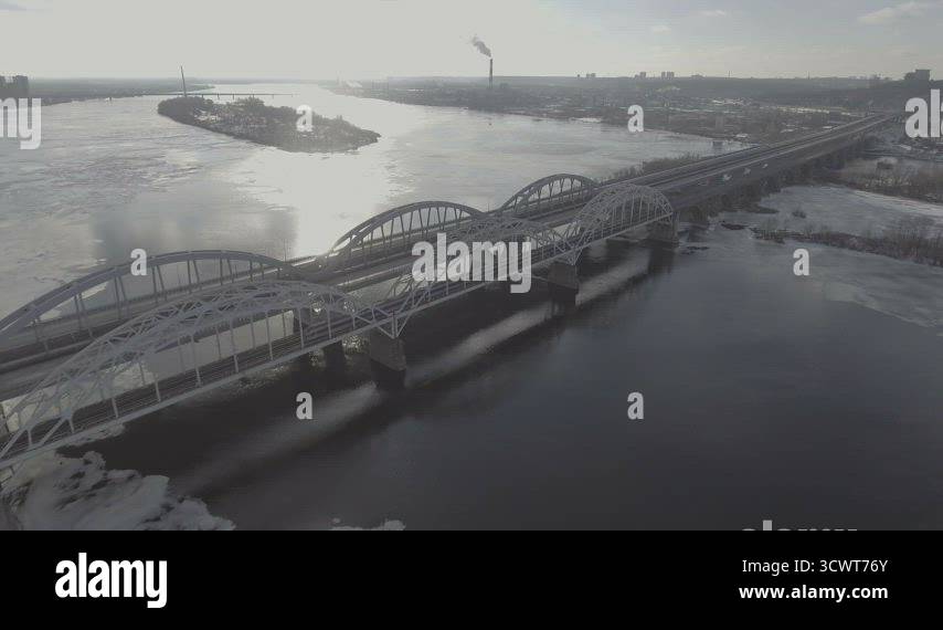 Expressway bridge over river shooting Stock Videos & Footage - HD and ...