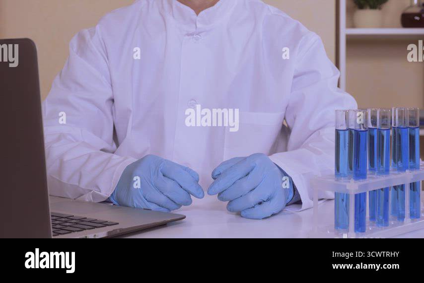 invisible laboratory assistant at work Stock Video Footage - Alamy