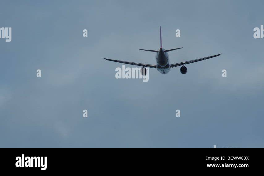 Receding airplane in blue sky Stock Videos & Footage - HD and 4K Video ...