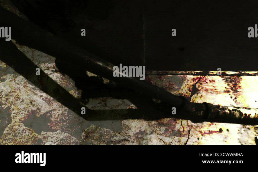 Horror abstract backdrop,mixed media of two CG animation Stock Video ...