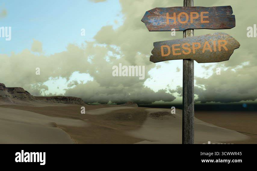Hope despair road sign Stock Videos & Footage - HD and 4K Video Clips ...