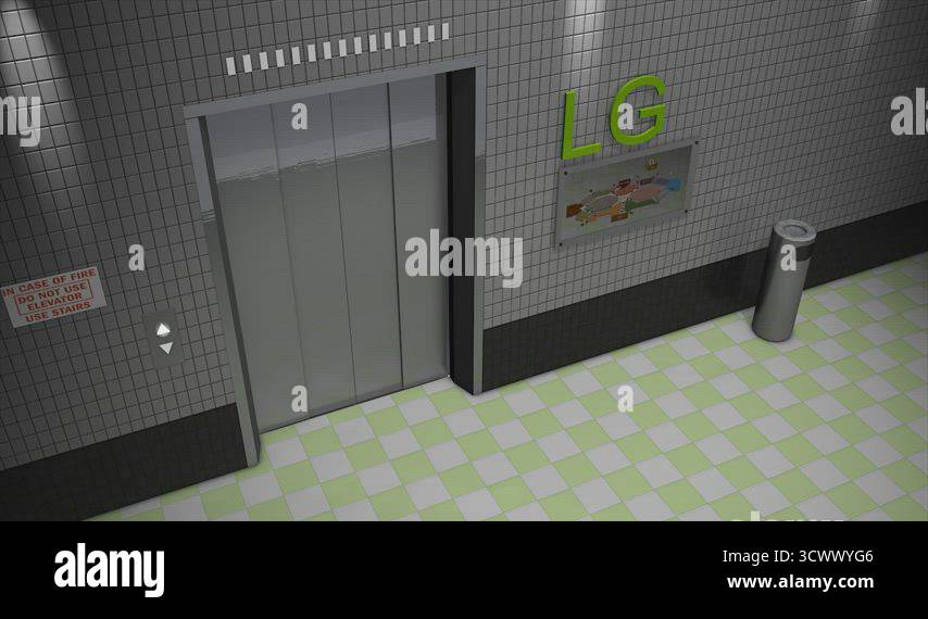 3d animation Elevator, lift, building Stock Video Footage - Alamy