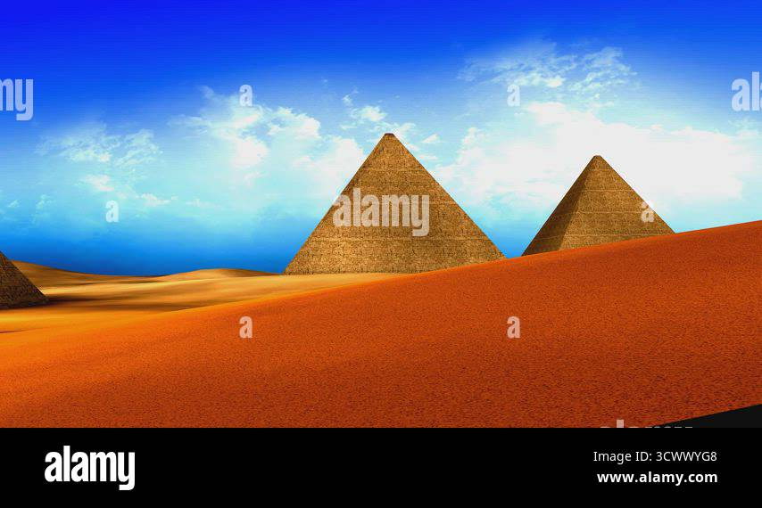 Egyptian pyramids vivid color Stock Videos & Footage - HD and 4K Video ...