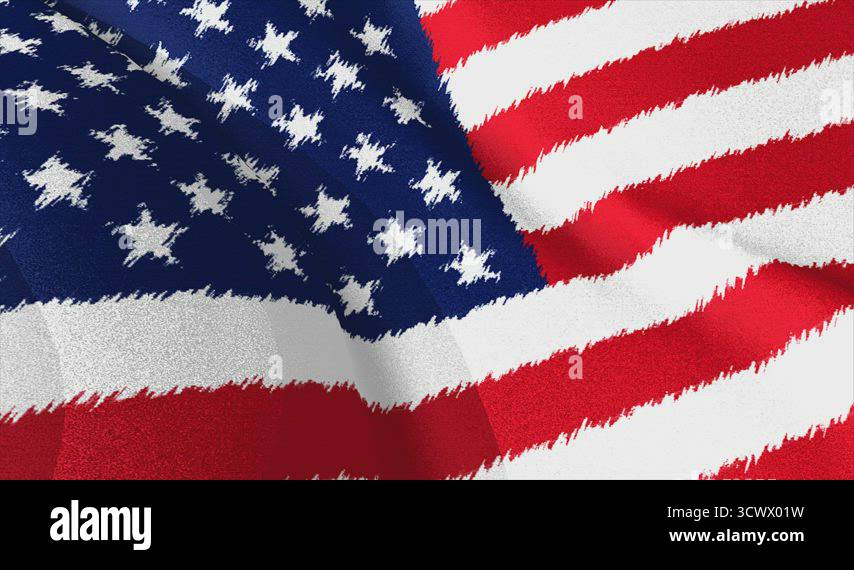 USA flag brush strokes, art, background Stock Video Footage - Alamy
