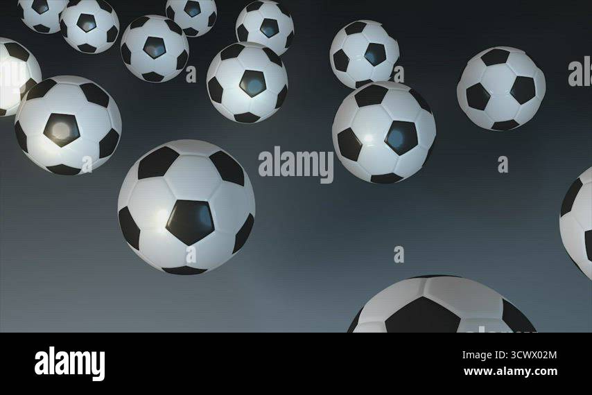 Soccer ball bouncing, sport, football Stock Video Footage - Alamy