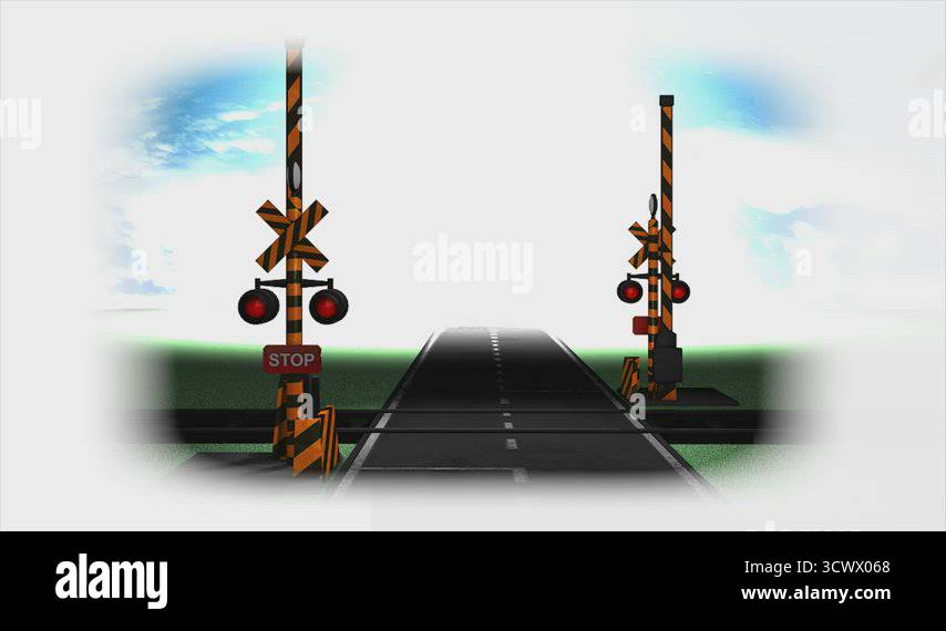 Level crossing frame Stock Videos & Footage - HD and 4K Video Clips - Alamy