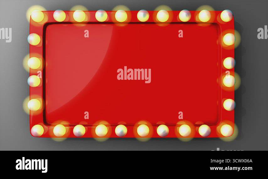 Retro blinking board, notice, attention, information, info, local Stock ...