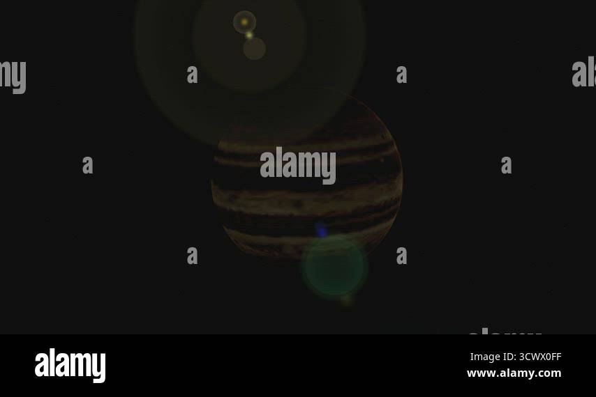 Science and space exploration, planet Jupiter Stock Video Footage - Alamy