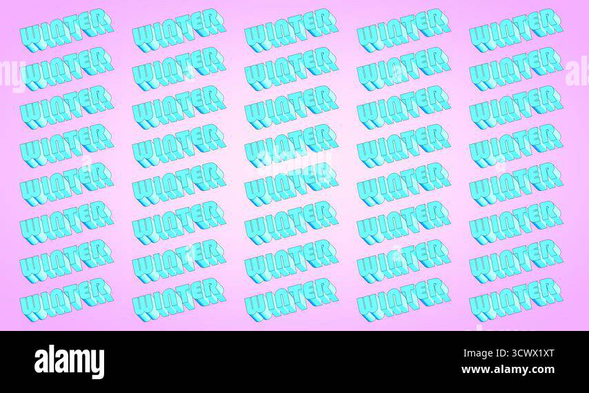 Simple tile text background, Winter Stock Video Footage - Alamy