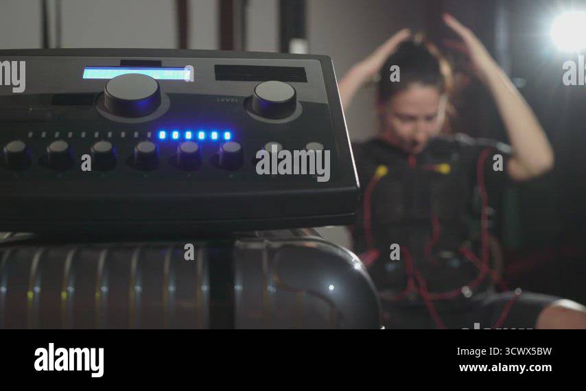 EMS electro stimulation sports equipment Stock Video Footage - Alamy