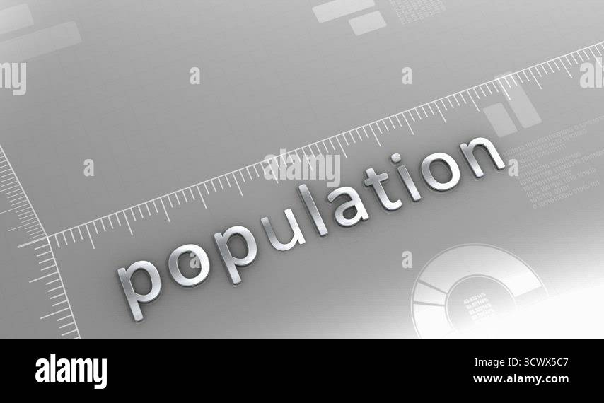 Population decreasing chart statistic data Stock Videos & Footage - HD ...