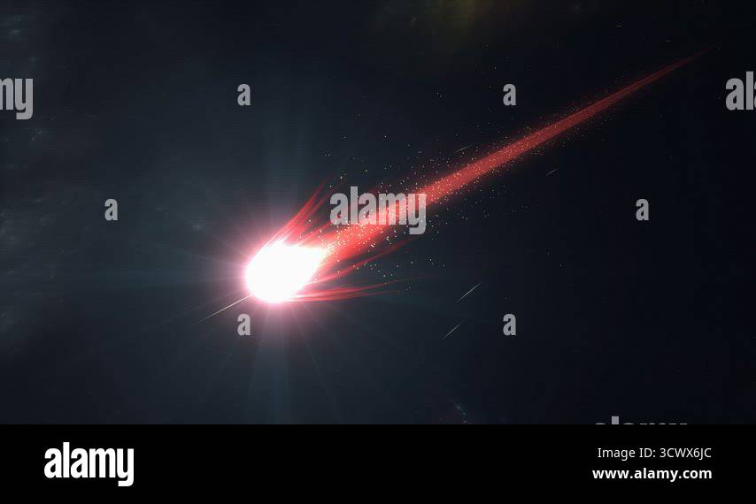 Bright red comet animation Stock Videos & Footage - HD and 4K Video ...