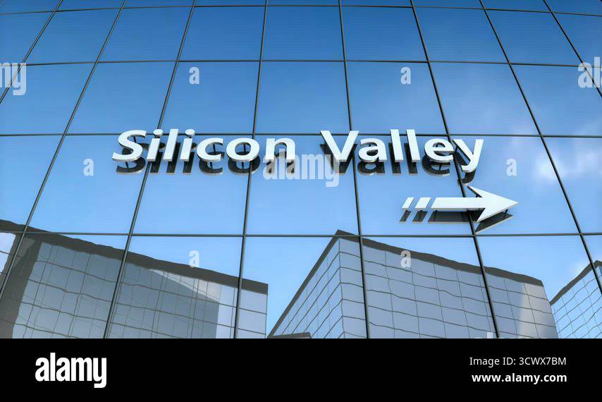 Silicon valley building Stock Video Footage - Alamy