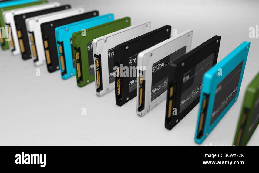 High speed SSD computer storage Stock Video Footage - Alamy