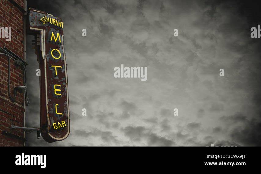 Rustic neon motel sign Stock Videos & Footage - HD and 4K Video Clips ...