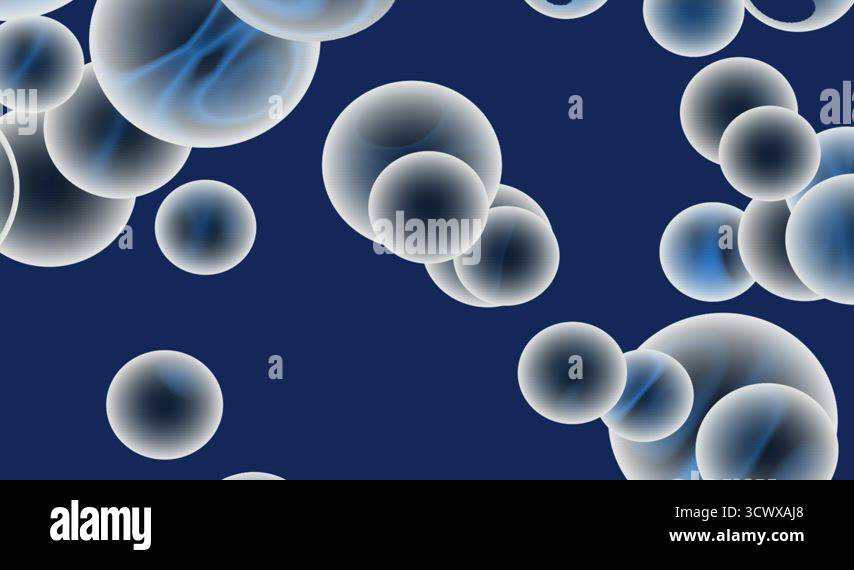Blue colored bubble background animation Stock Videos & Footage - HD ...