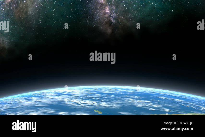 Earth horizon view, Horizon word Stock Video Footage - Alamy