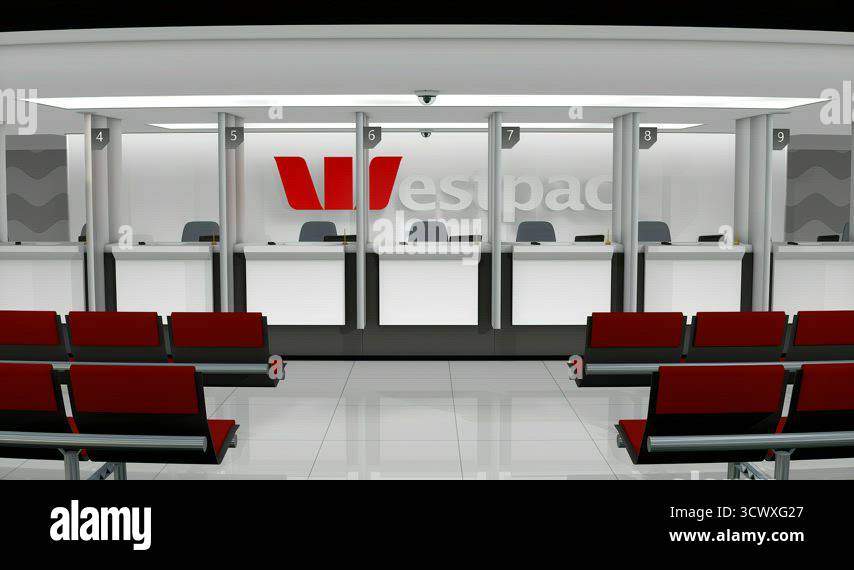 Editorial Westpac service counter Stock Video Footage - Alamy