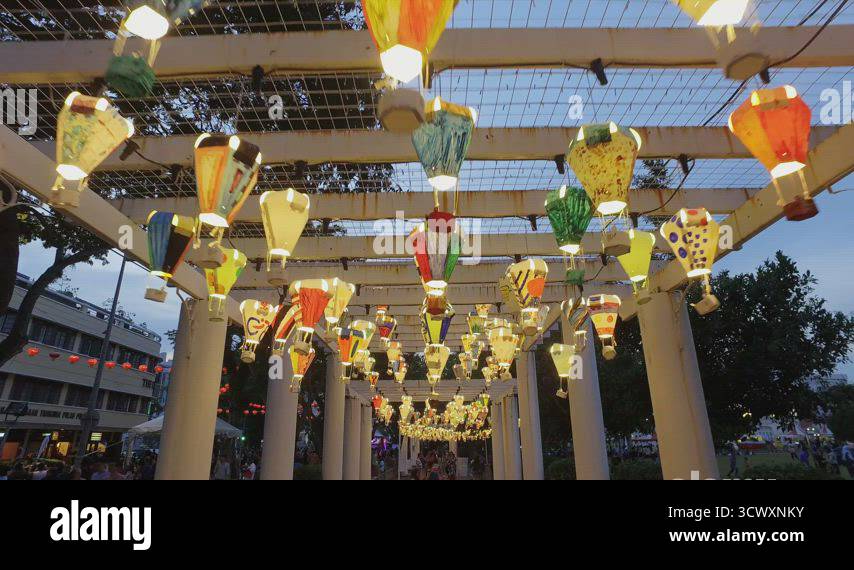 Hot air balloon lanterns decorated Stock Videos & Footage - HD and 4K ...