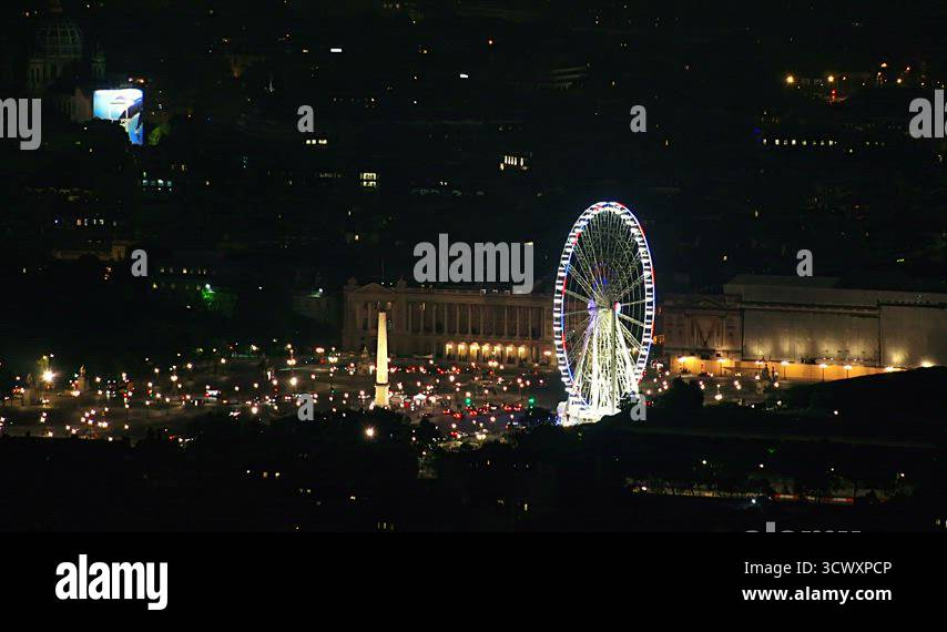 Paris place concorde aerial view Stock Videos & Footage - HD and 4K ...