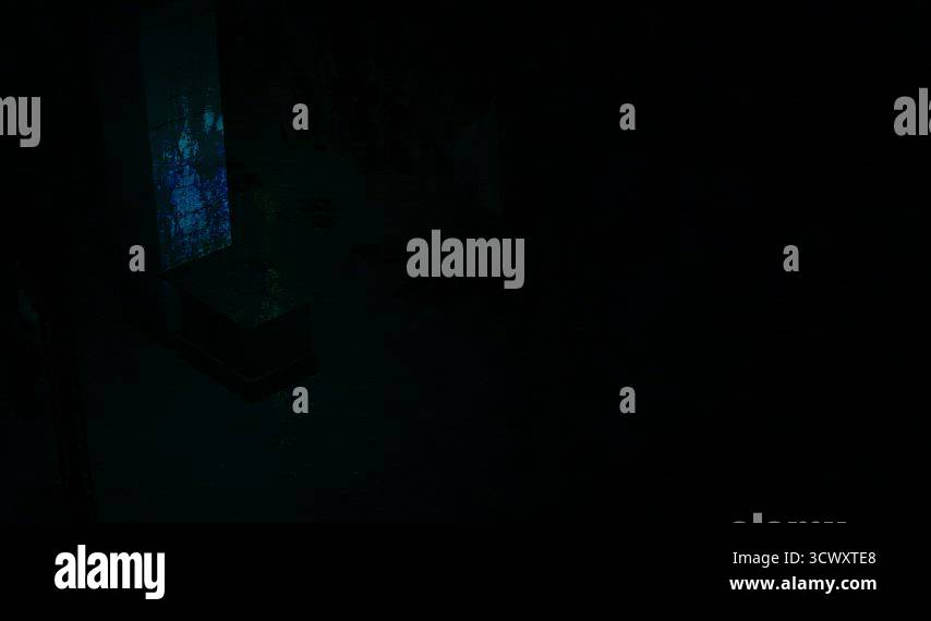 Horror Zombie with Effects, mixed media of two CG animation Stock Video ...