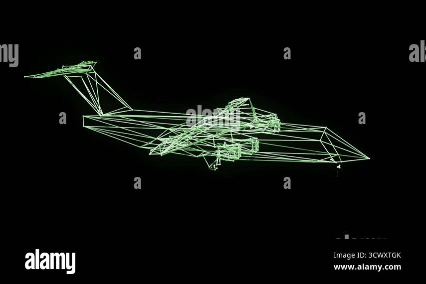 Airplane wire frame Stock Videos & Footage - HD and 4K Video Clips - Alamy