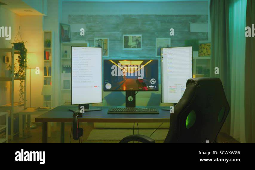 Gaming room setup Stock Videos & Footage - HD and 4K Video Clips - Alamy