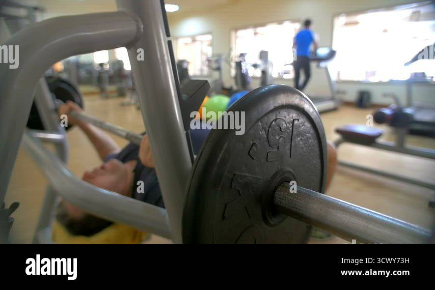 Doing bench pressing in gym Stock Videos & Footage - HD and 4K Video ...