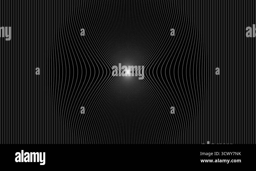 Abstract black and white Lines Animation Background Stock Video Footage ...