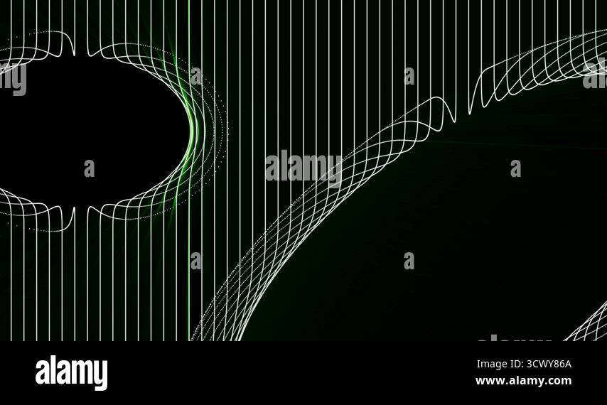 Abstract black and white Lines Animation Background Stock Video Footage ...