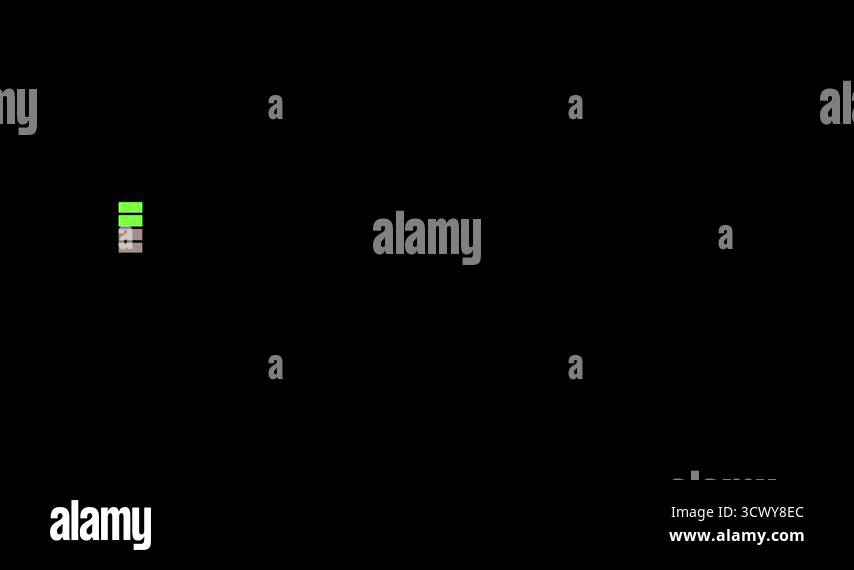 Audio equalizer moving bars use for music and computer calculating with ...