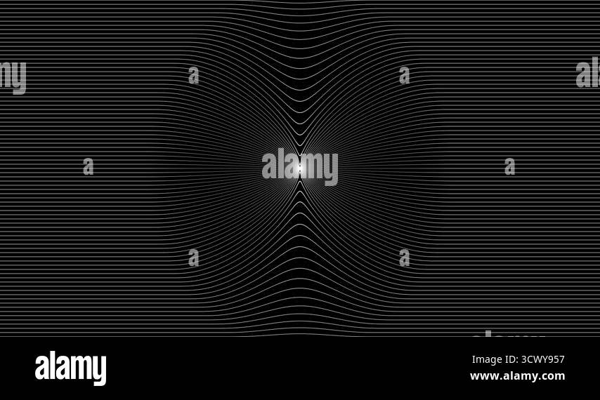 Abstract black and white Lines Animation Background Stock Video Footage ...