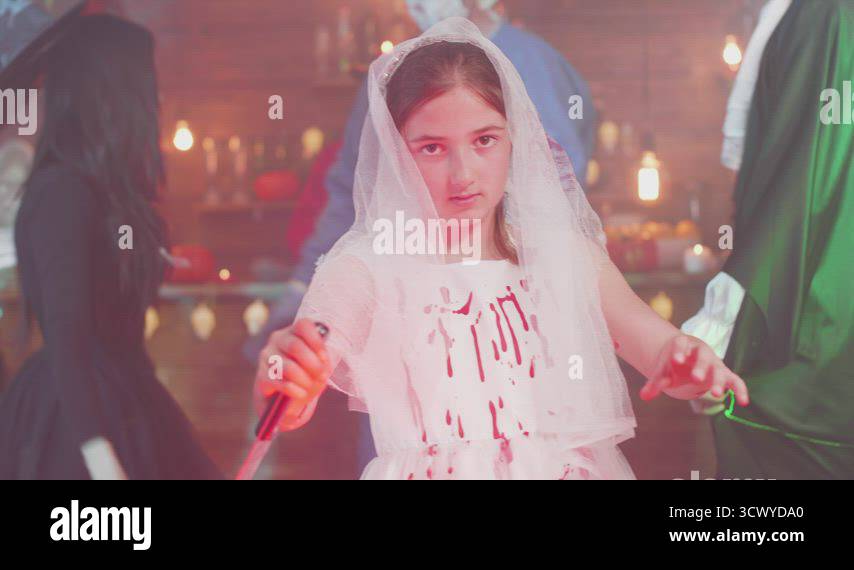Girl in evil dead bride Stock Videos & Footage - HD and 4K Video Clips ...