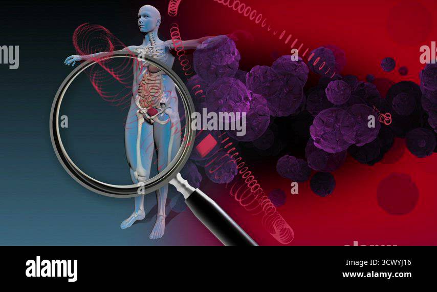 3d animation - Immunity Against Diseases with particle Stock Video ...