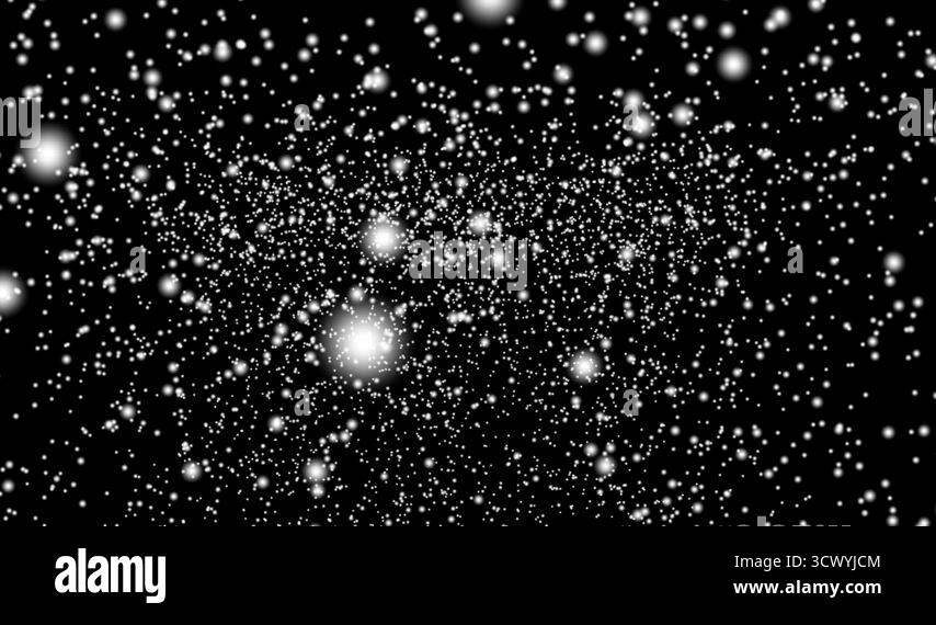Animated very heavy snowfall on black background Stock Video Footage ...