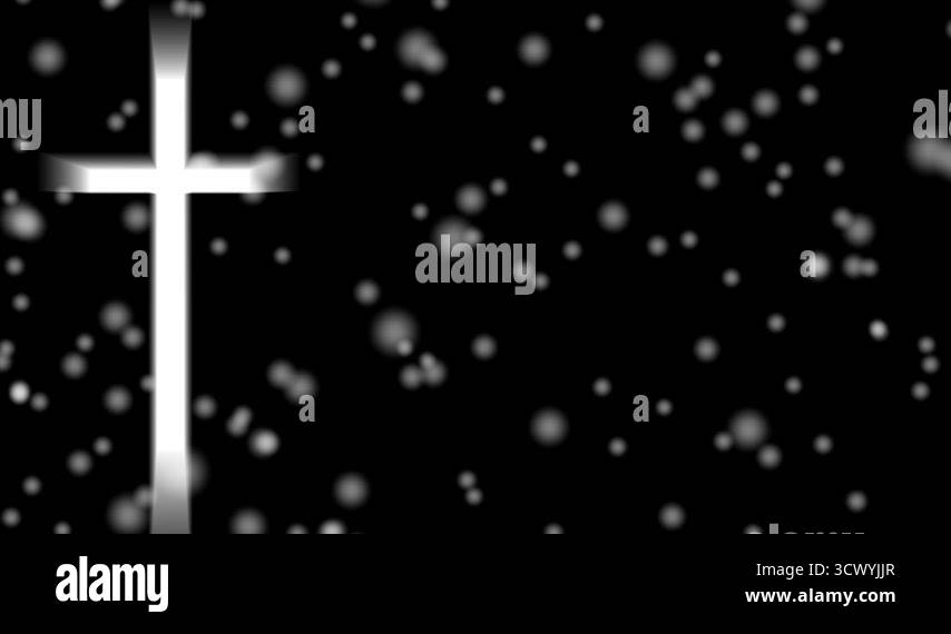 Religious glowing christian cross beams Stock Videos & Footage - HD and ...