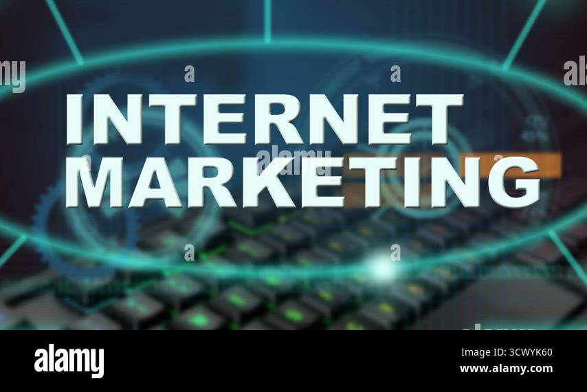animation - concept of internet marketing Stock Video Footage - Alamy