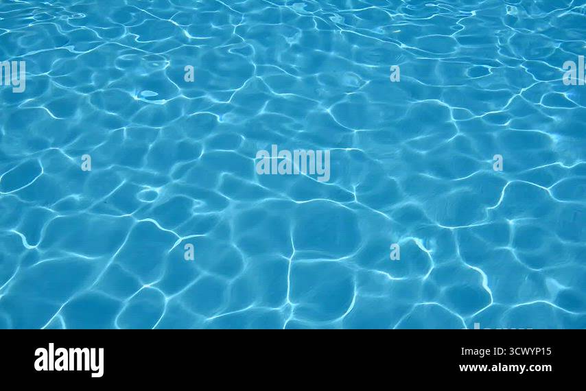 Rippling water in a swimming pool Stock Video Footage - Alamy