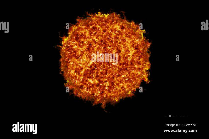 Looped Sun surface with solar flares, 3D animation Stock Video Footage ...