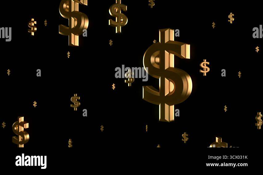 Usd dollar sign falling loop Stock Videos & Footage - HD and 4K Video ...