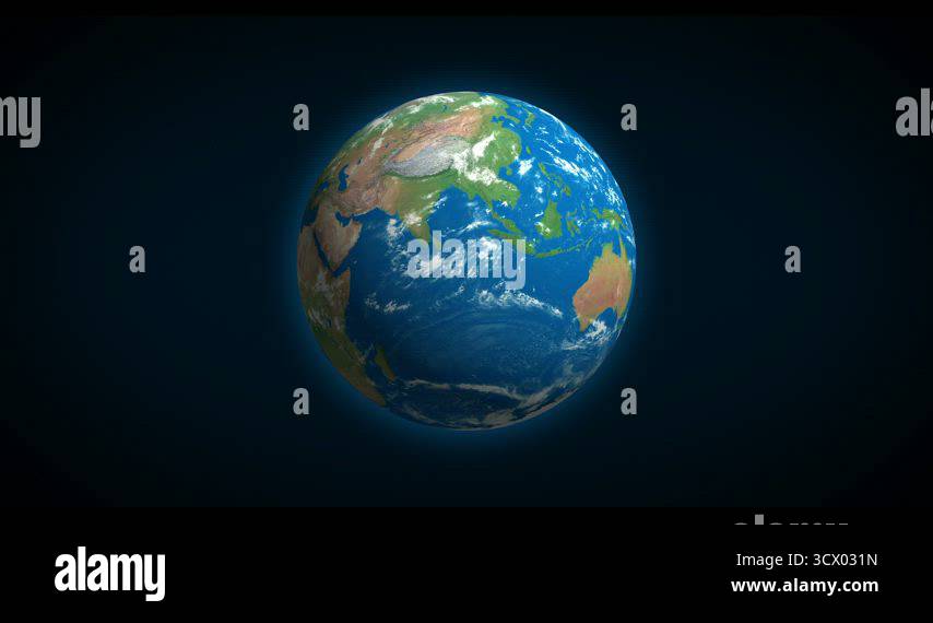 Planet earth environment pollution with smoke, global warming, 3d ...