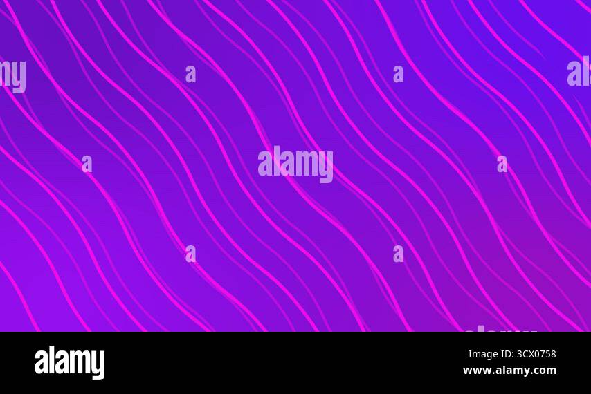 Super smooth slow-motion animated wavy lines background of purple ...