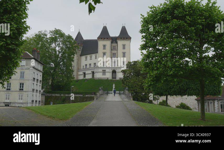 castle of Pau city in France Stock Video Footage - Alamy
