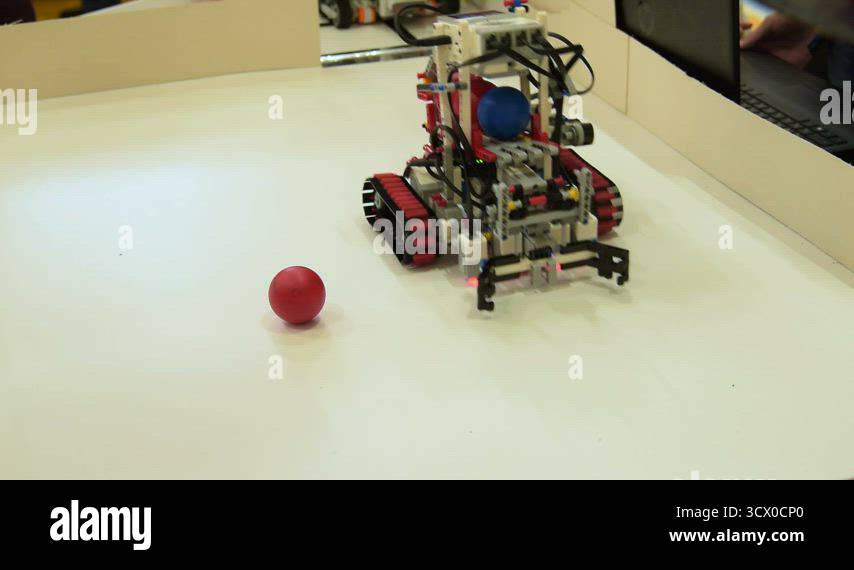 Robot collector demonstration Stock Video Footage - Alamy