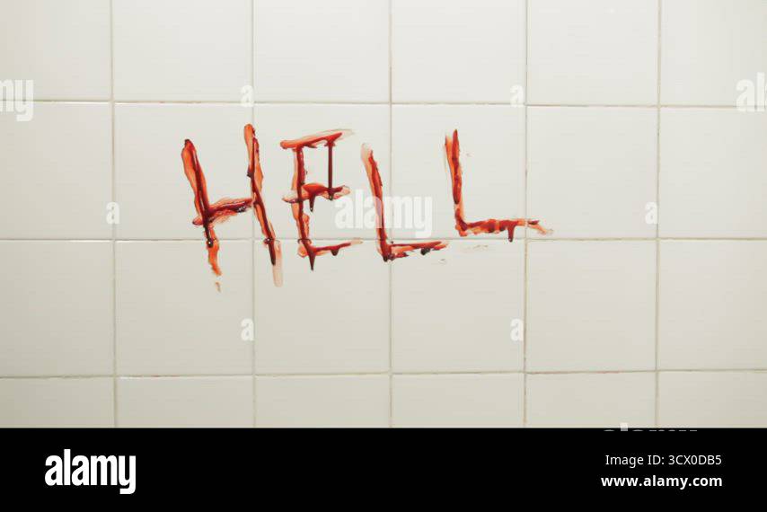 Word hell written in blood Stock Videos & Footage - HD and 4K Video ...
