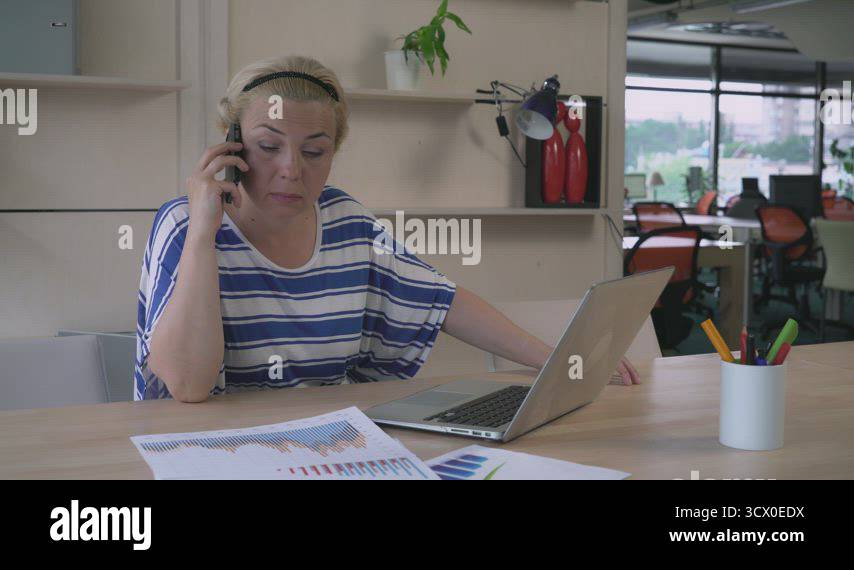 Screaming female disappointed upset work Stock Videos & Footage - HD ...