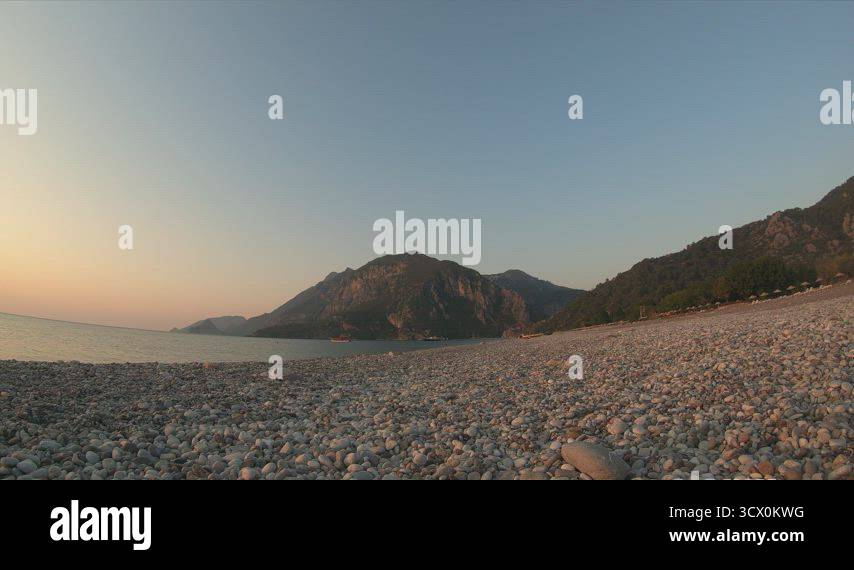 Amazing sunshine the amazing beach. Nature background. Beautiful scene ...