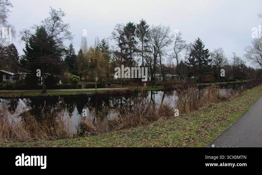 Wooden Houses, Calm way Landscape Shot in 4K Stock Video Footage - Alamy